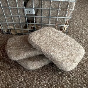 Handmade | Other | Natural Felted Wool Spongesset Of 3 | Poshmark